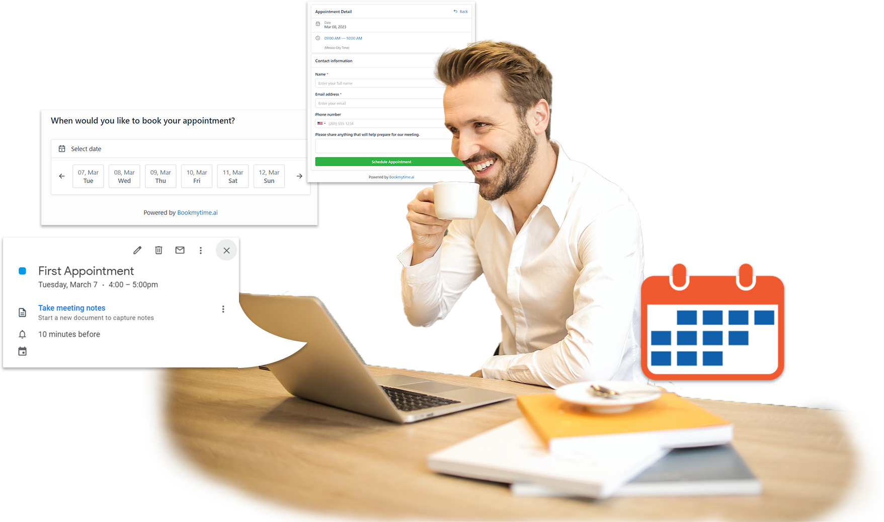 BookmyTime.AI | Public Calendar and Appointment Scheduling Software